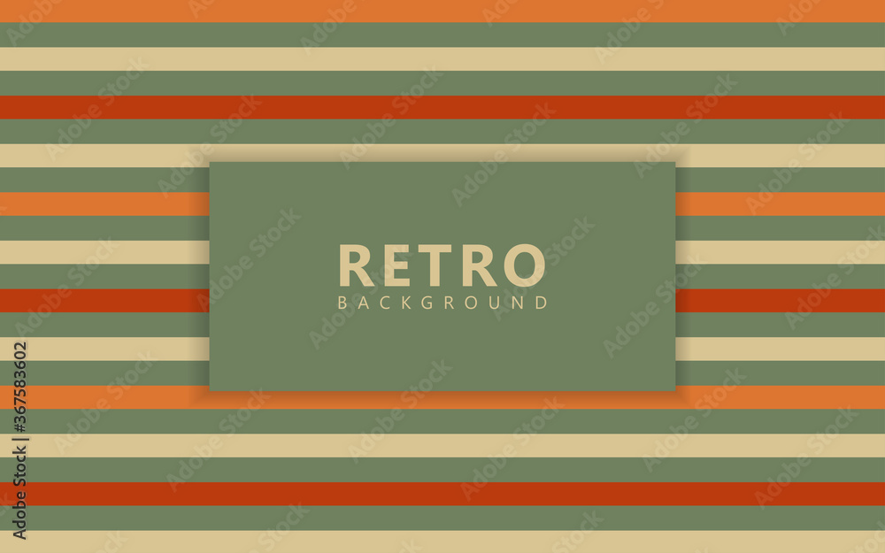 Retro abstract background concept with vintage style colors. Geometric ...