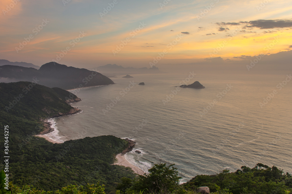 sunrise seen from the top of the telegraph stone ( pedra do telegrafo ...