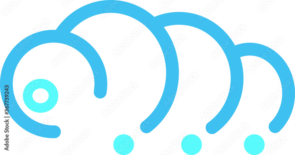 Simple Abstract Design of Waterbear - tardigrade - Logo Vector Stock ...