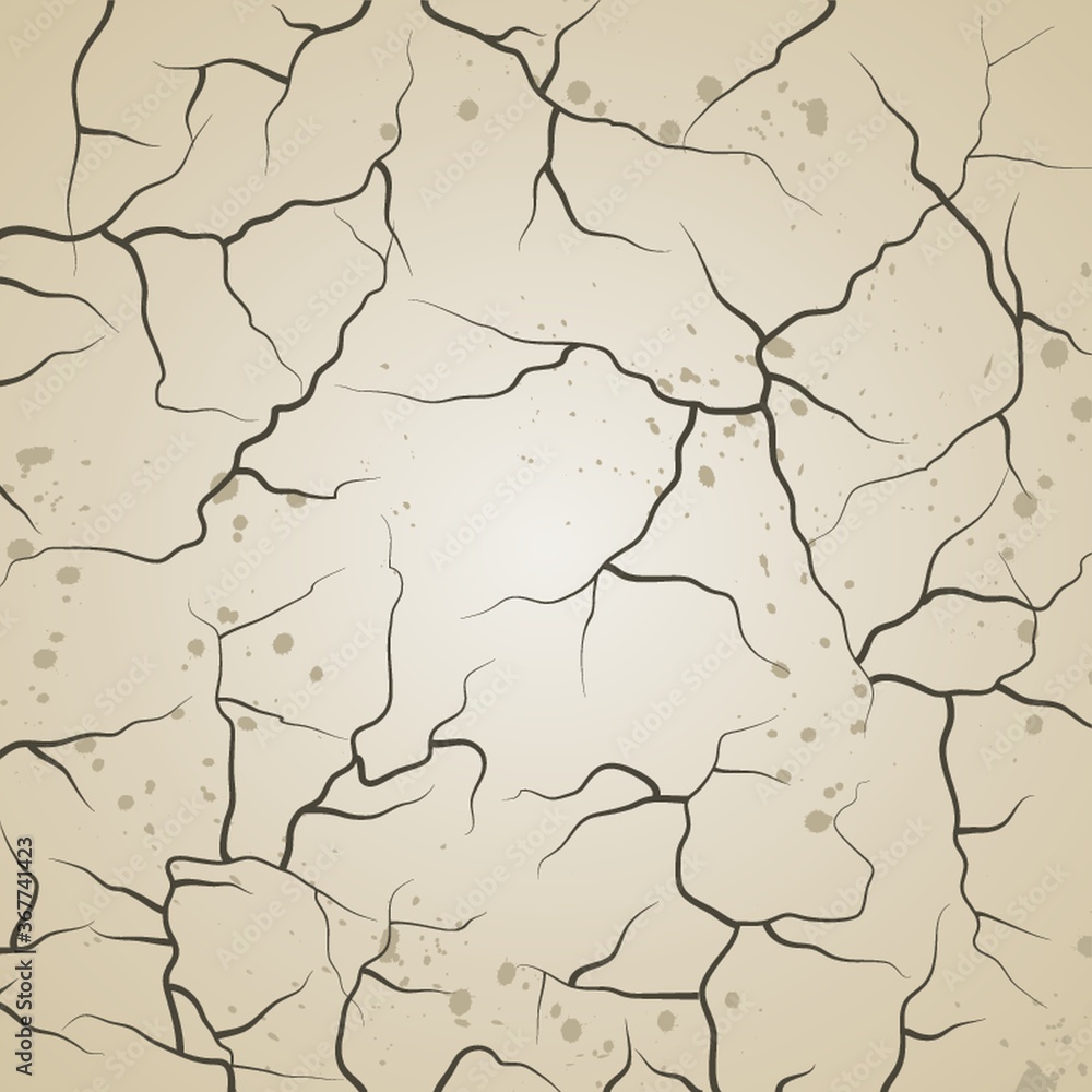 cracked earth texture background Stock Vector | Adobe Stock