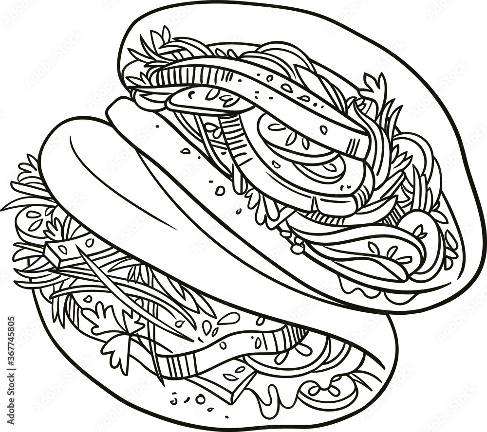 Gua bao, Steamed buns, Chinese food, Taiwanese Gua Bao, Asian food ...