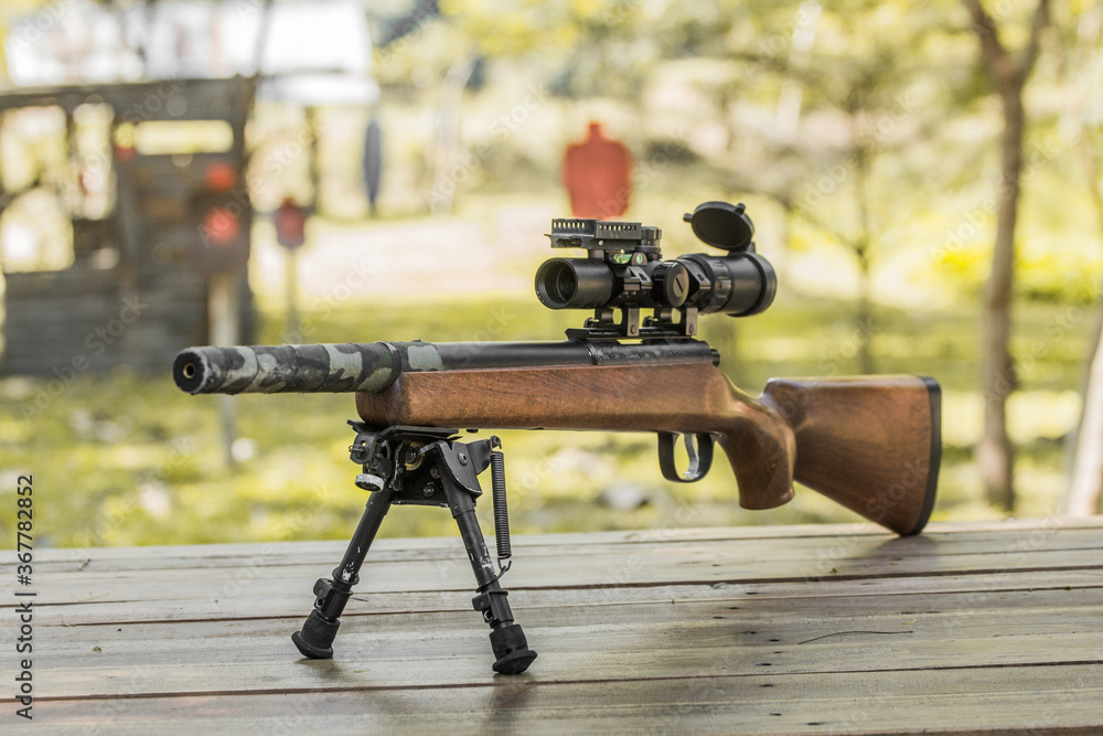 Classic precising wooden sniper bolt action attach precising high ...