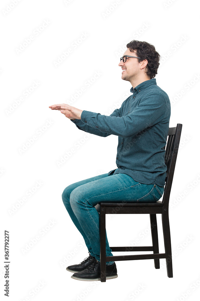 Person Sitting In Chair Side
