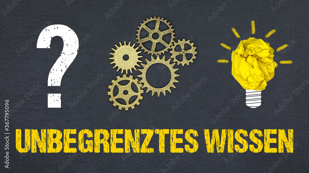 Unbegrenztes Wissen Stock Photo | Adobe Stock