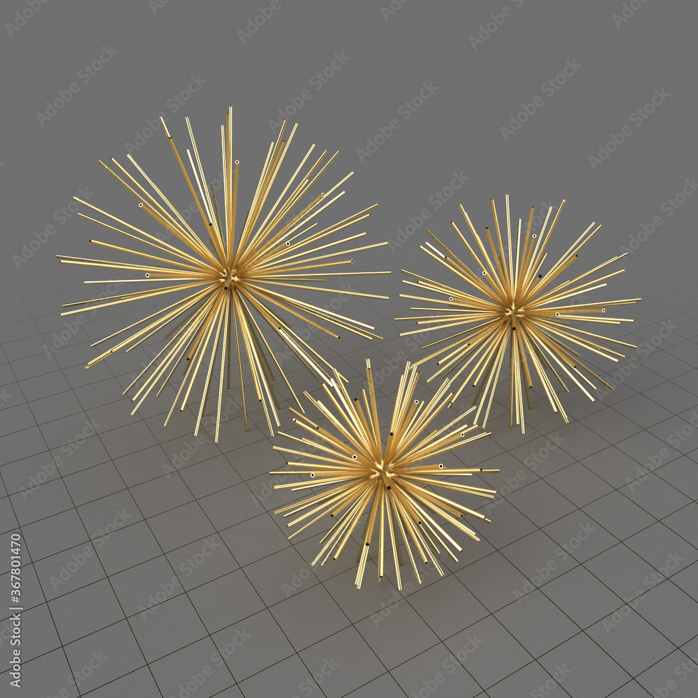 Star sculpture set Stock 3D asset | Adobe Stock