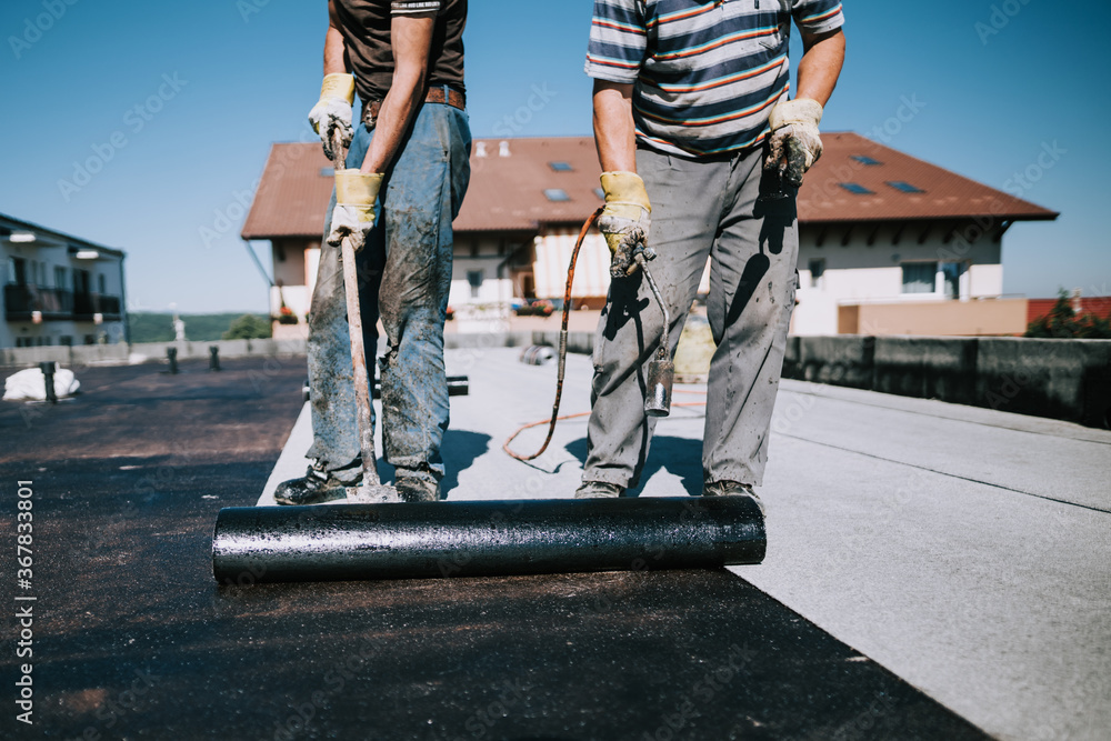 Bituminous membrane waterproofing system details and installation on ...