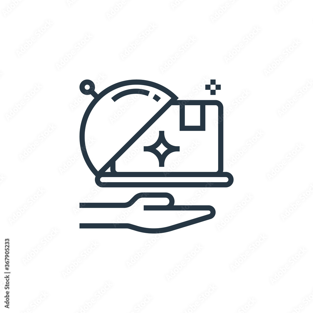 offer icon vector from business model canvas concept. Thin line ...