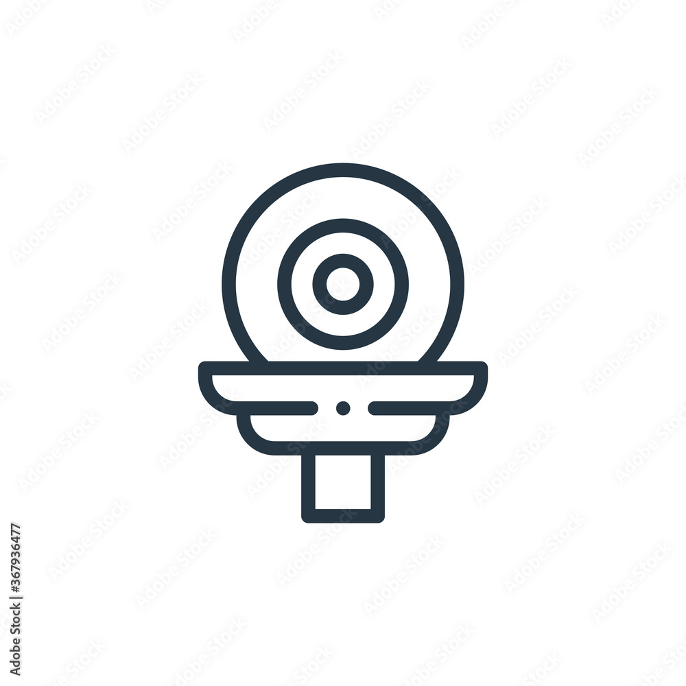 eye ball icon vector from magic concept. Thin line illustration of eye ...