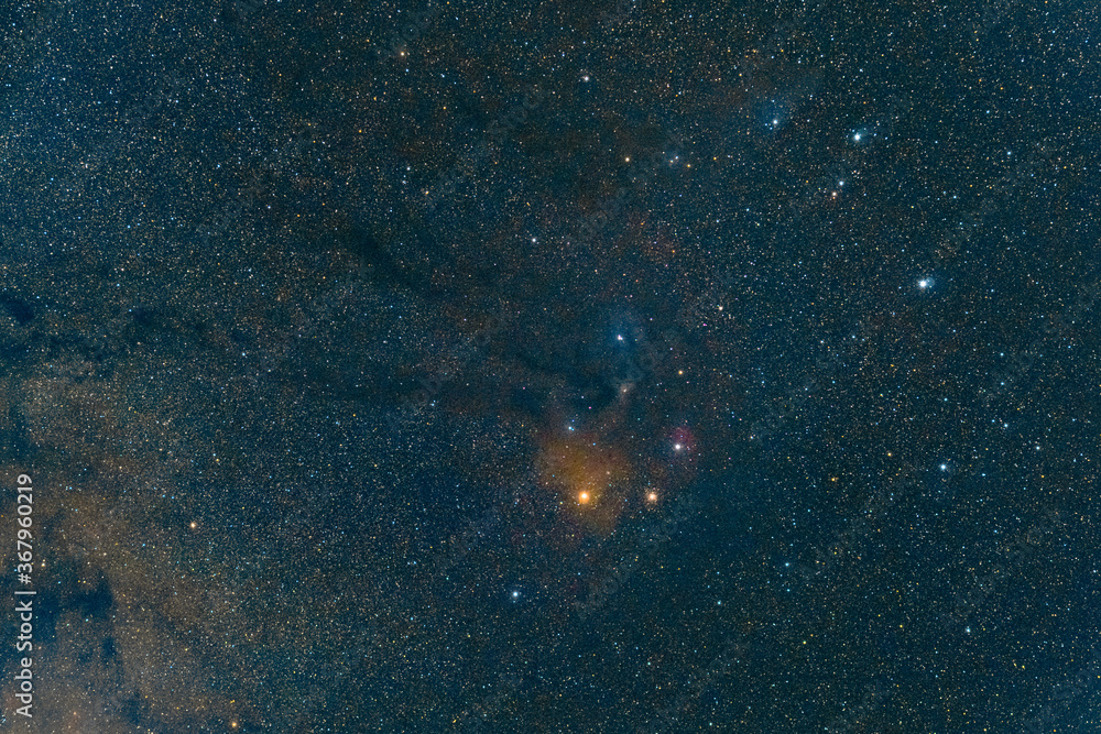 The Antares region in the constellations of Scorpius and Ophiuchus ...