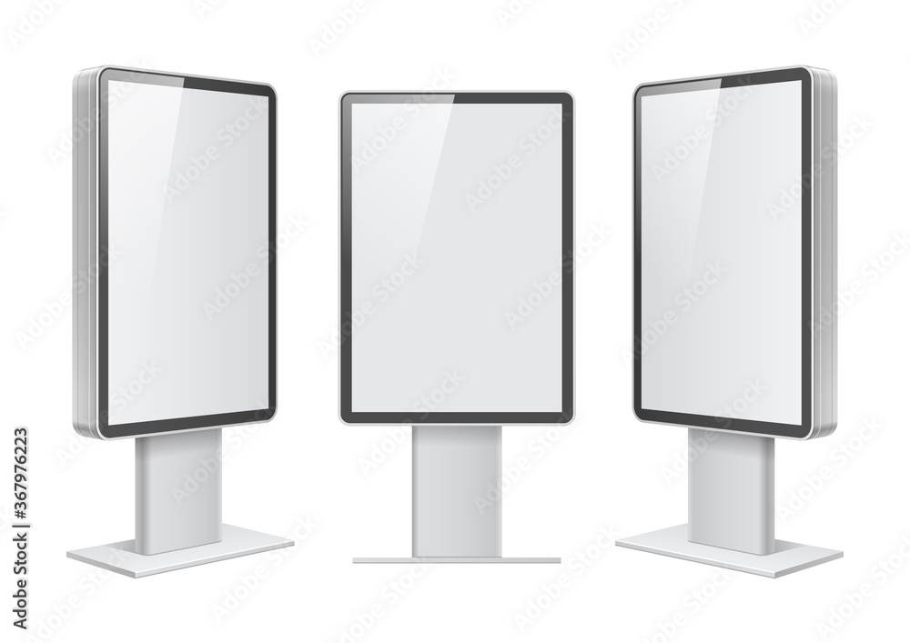 Display Rack Shelves For Supermarket Floor Showcase on the white ...