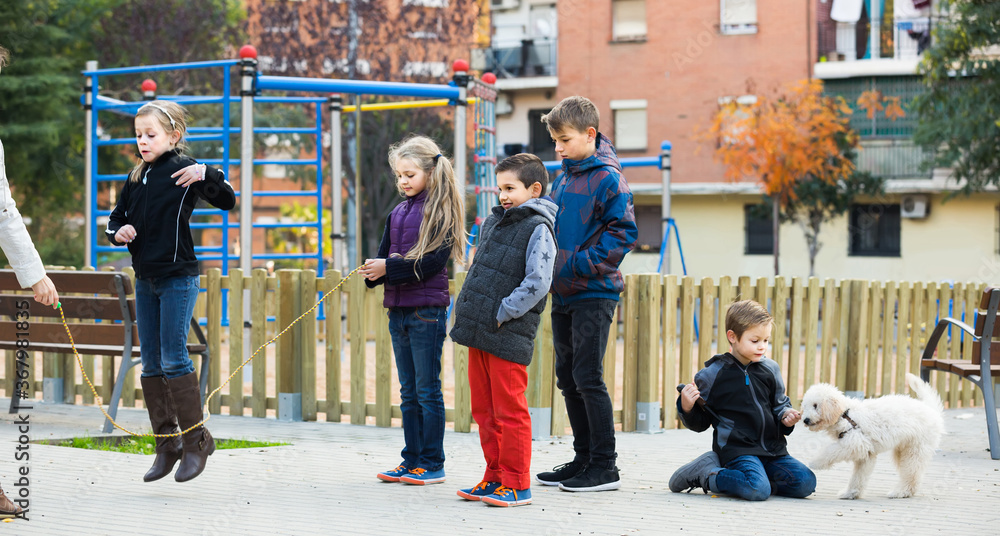 Russian Children Playing