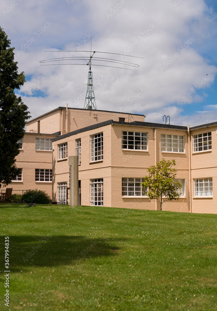 Bletchley, England - June 21, 2015: Block B, Where Italian Air and ...