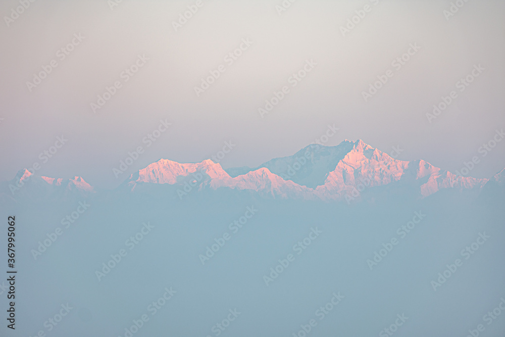 Kangchenjunga close up view from Pelling in Darjeeling, India ...
