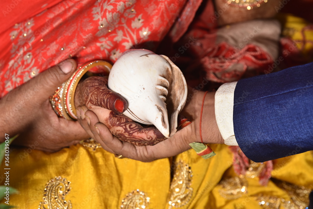Indian Marriage, Shadi Indian Patna Bihar Marriage Traditional Stock ...