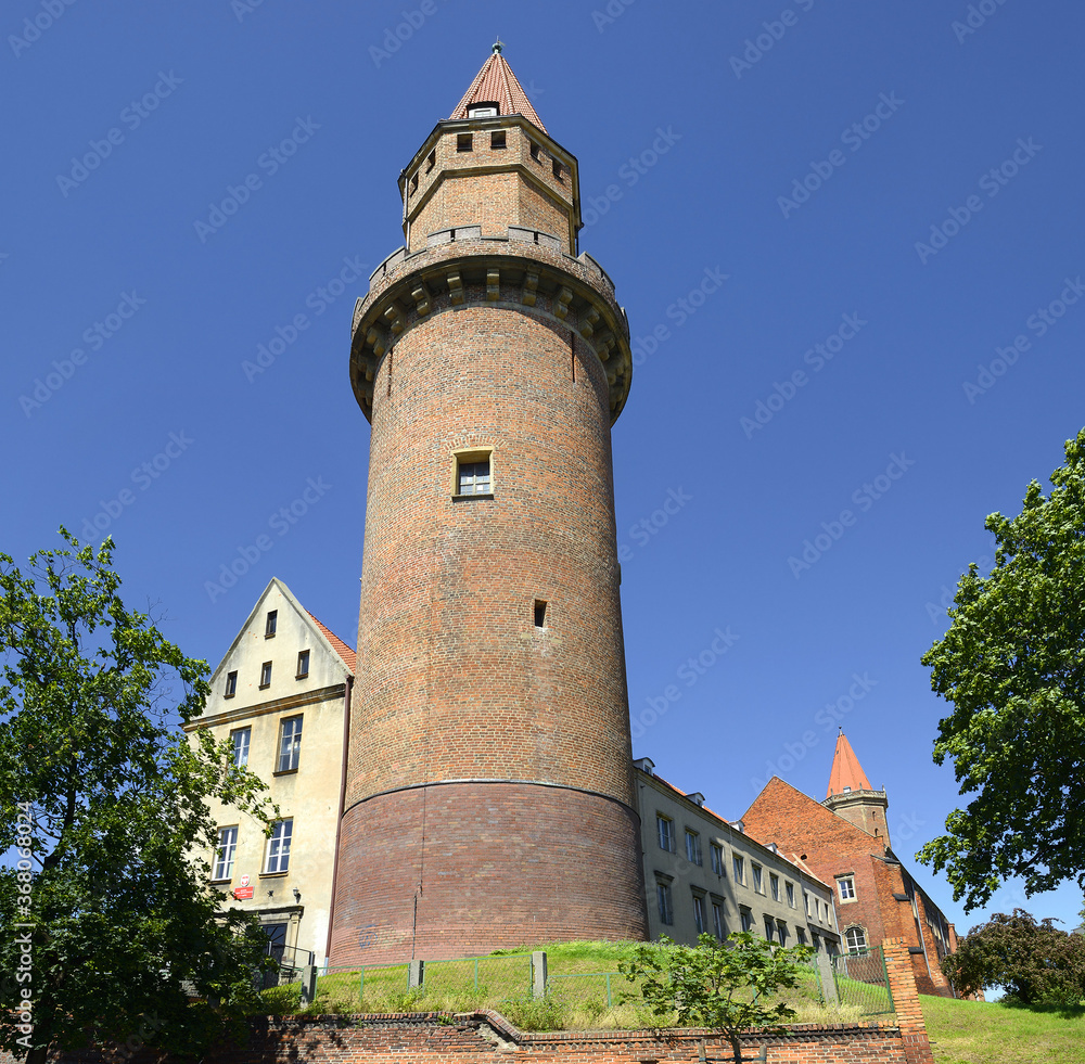 View of Piast Castle (Zamek Piastowski) in Legnica. Piast Castle - one ...