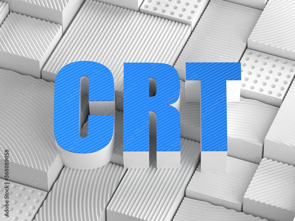 CRT acronym (Cathode-ray tube) Stock Illustration | Adobe Stock