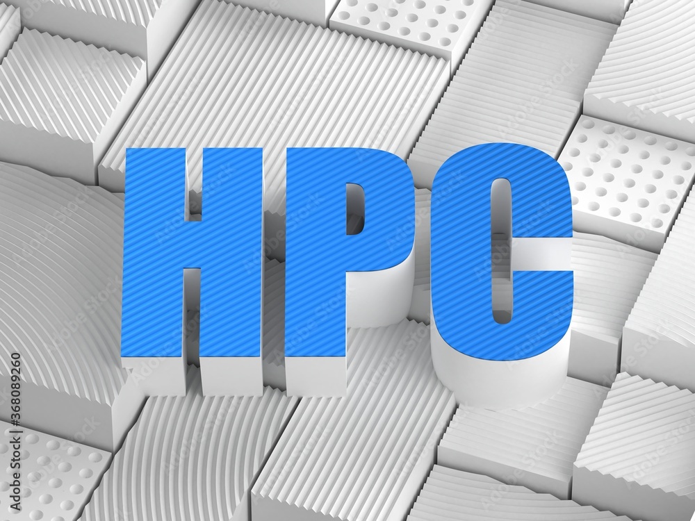 HPC acronym (High-performance computing) Stock Illustration | Adobe Stock
