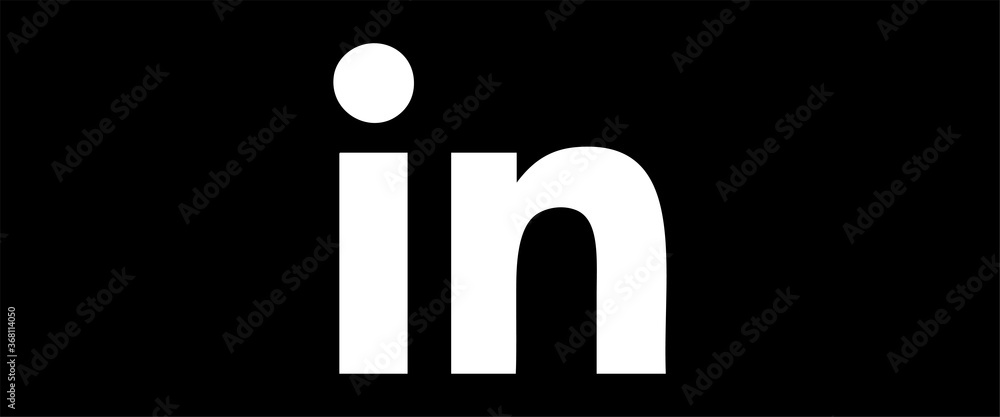 Linkedin Vector Black And White