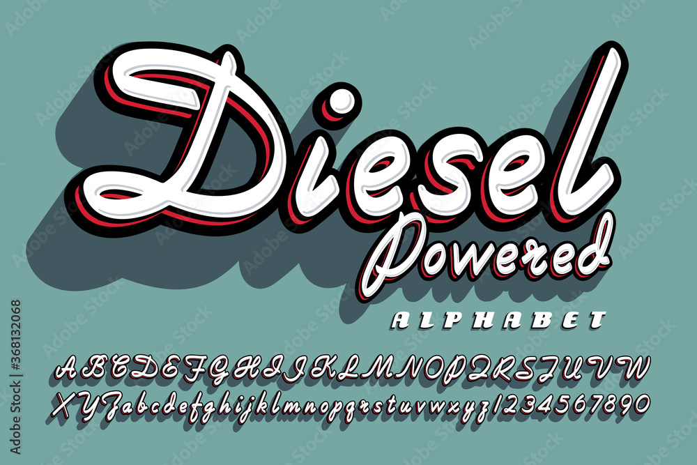 Script Fonts Alphabet Bold