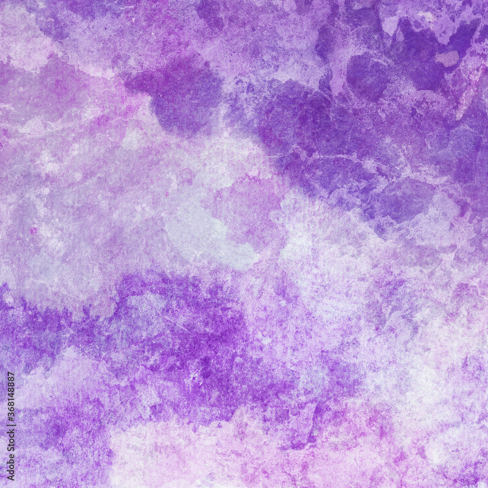 purple watercolor paint splash or blotch background with fringe bleed ...