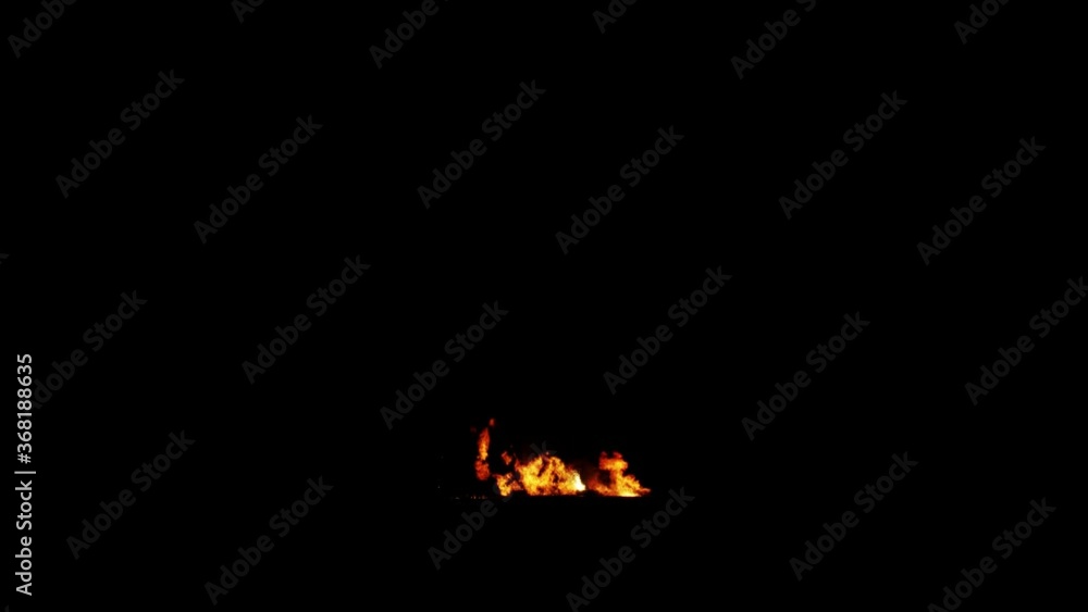 Close Up fire explosions and blasts. Explosion Spark and Particles ...