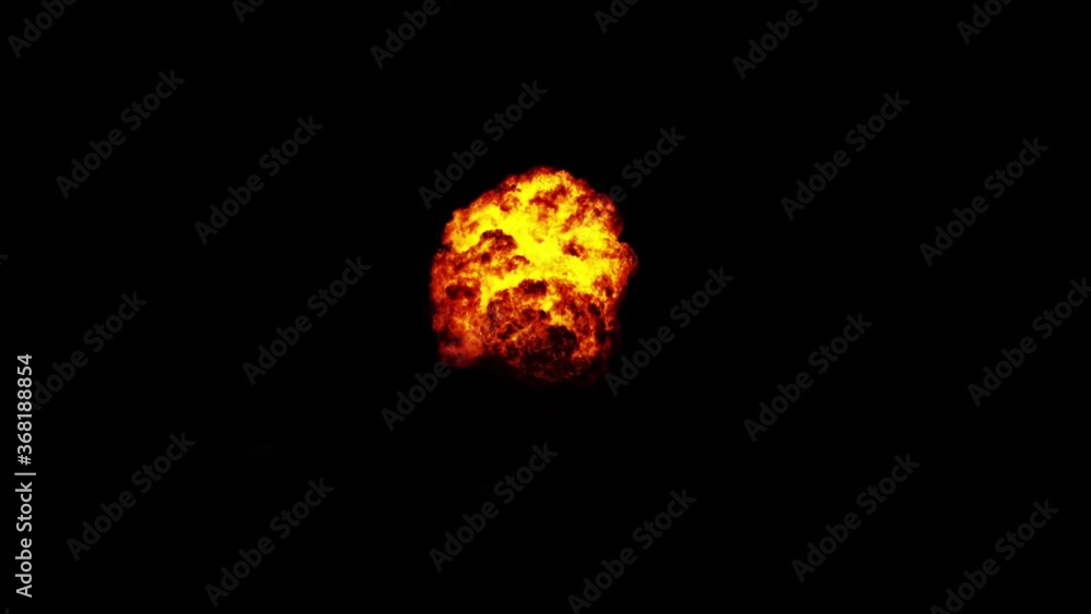 Close Up fire explosions and blasts. Explosion Spark and Particles ...
