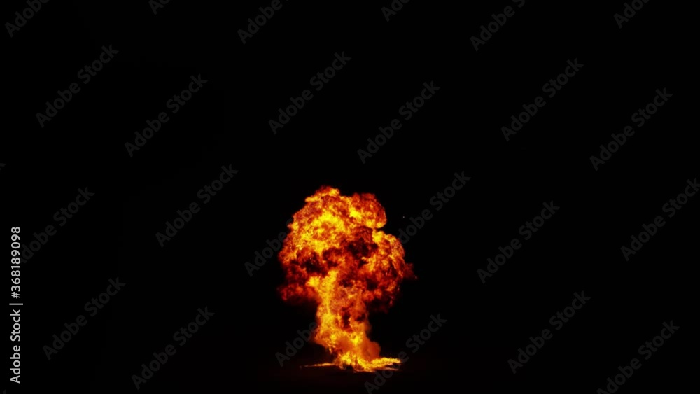 Vidéo Stock Close Up fire explosions and blasts. Explosion Spark and ...