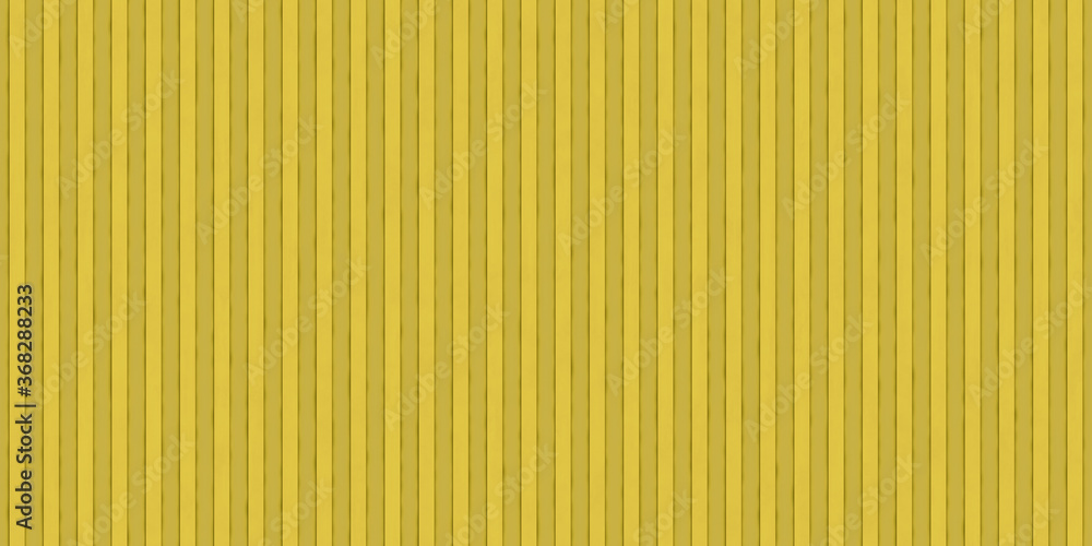 Yellow fluted metal fencing backdrop. Corrugated metal texture. Crimp ...