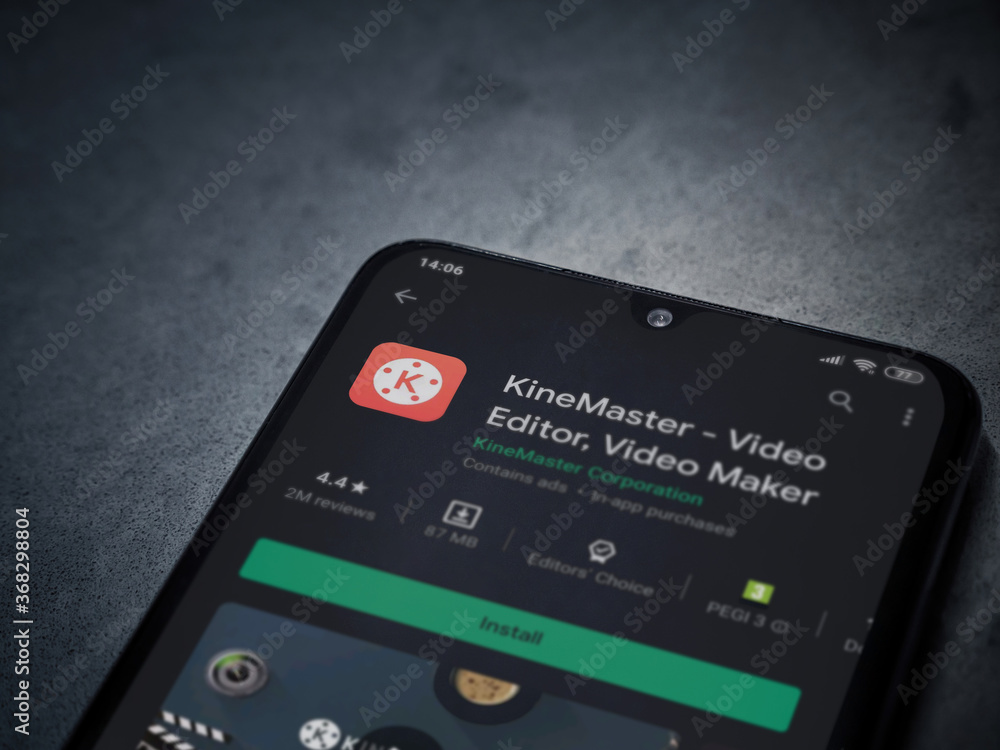 KineMaster - Video Editor and Movie Maker app play store page on the ...