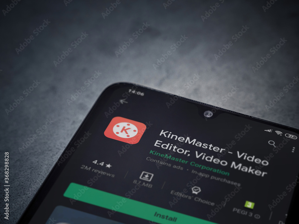 KineMaster - Video Editor and Movie Maker app play store page on the ...