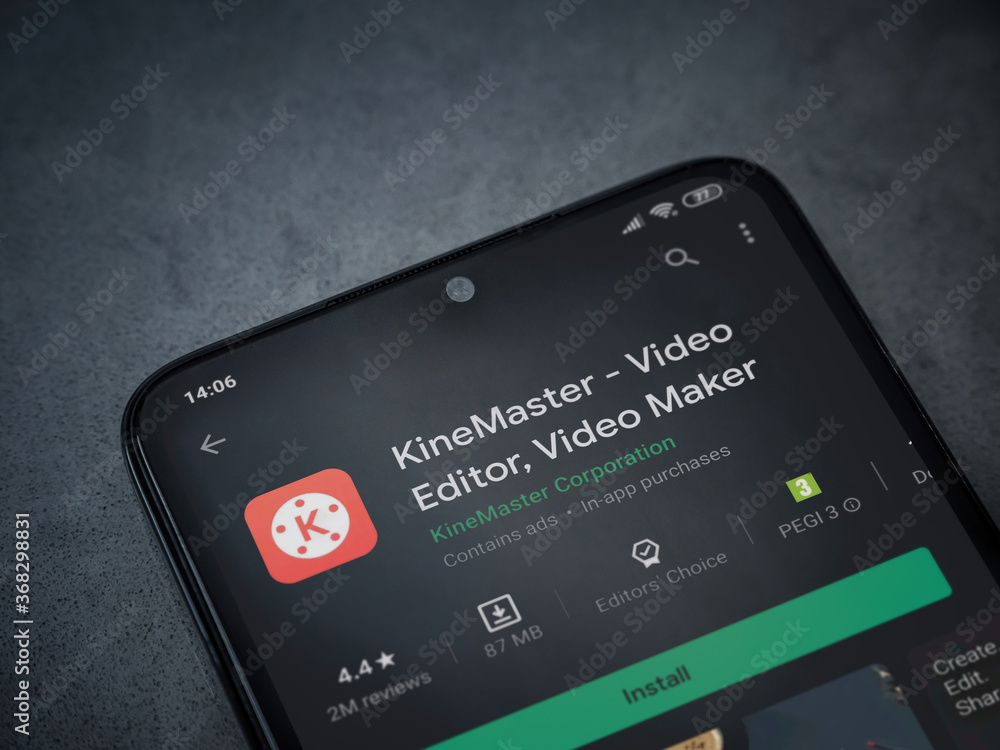 KineMaster - Video Editor and Movie Maker app play store page on the ...