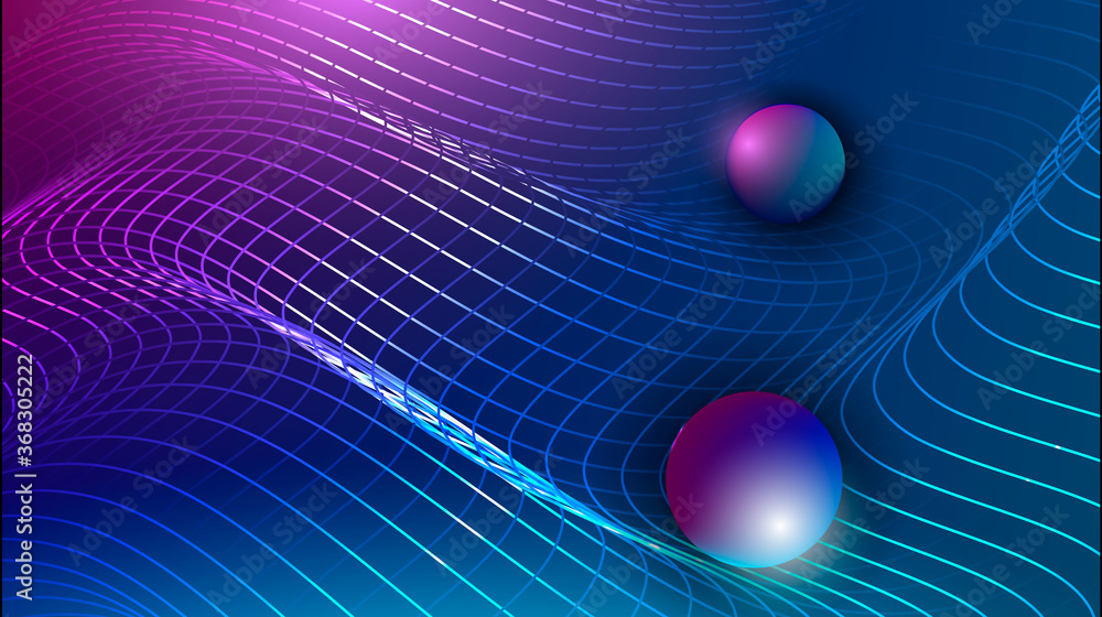 Gravity, gravitational waves concept. Physical and technology ...