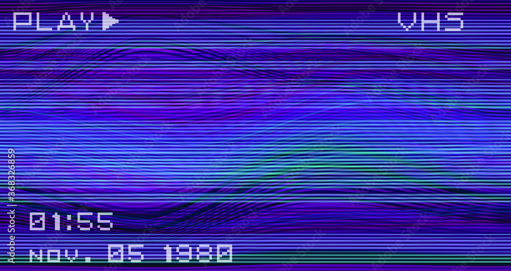 Vetor de Abstract background with pixel noise artifacts. Glitched old ...