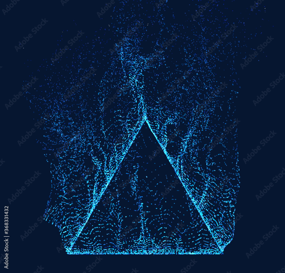 Poster Dissolved pyramid vector – Wall Art | UkPosters