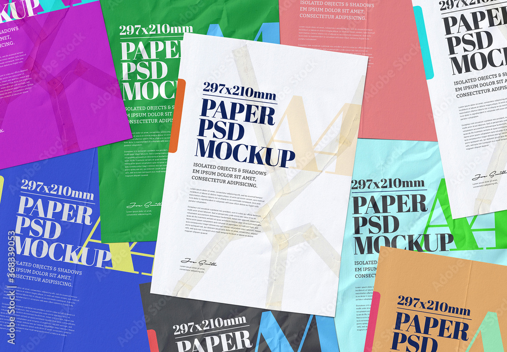 Photo Collage Poster Template