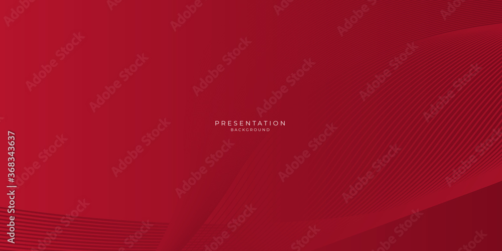 Abstract Red Wave Curve Background Vector Illustration Stock Vector Adobe Stock