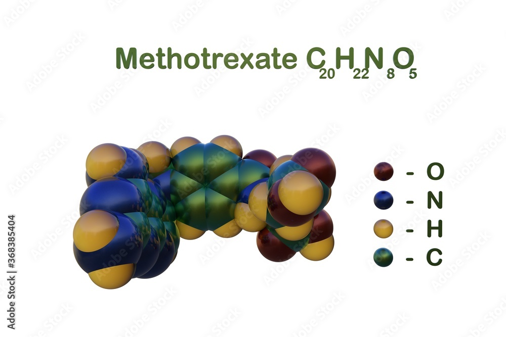Structural chemical formula and space-filling molecular model of ...