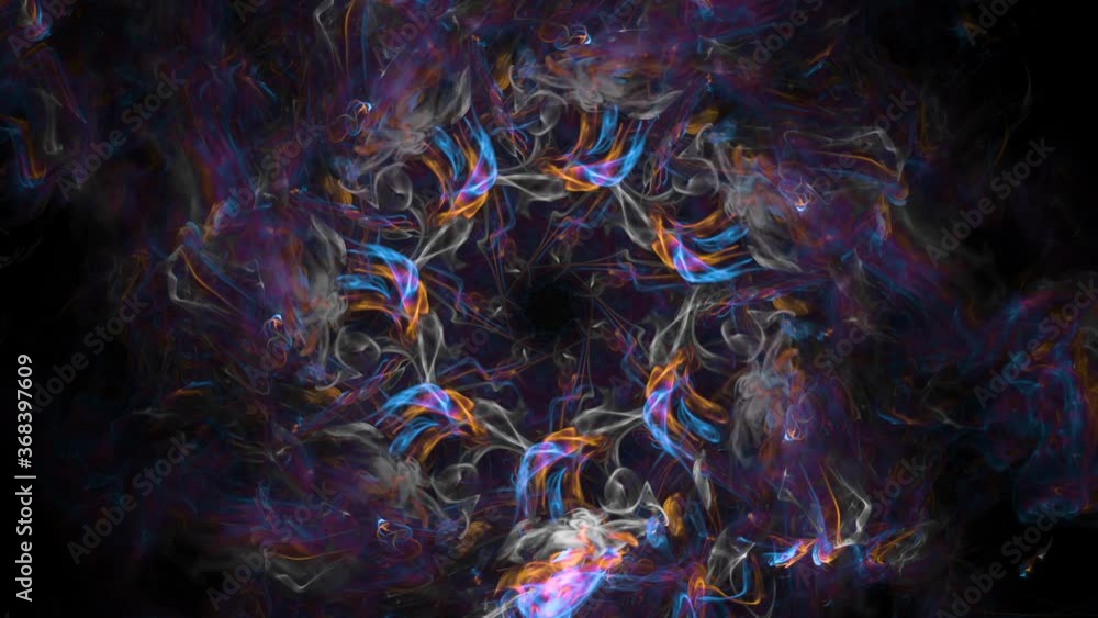 3D smoke explosion shockwave effect and divergent wave isolated on ...