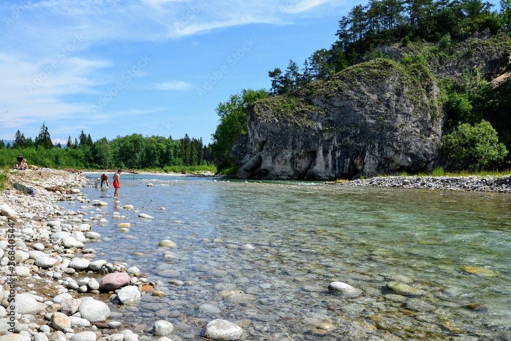 Fotka „Nature reserve of the Bialka River Gorge, Podhale, Poland ...