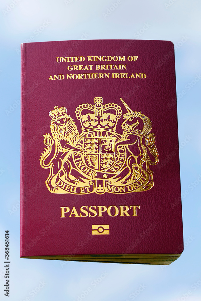 The new British Passport of the United Kingdom of Great Britain and ...