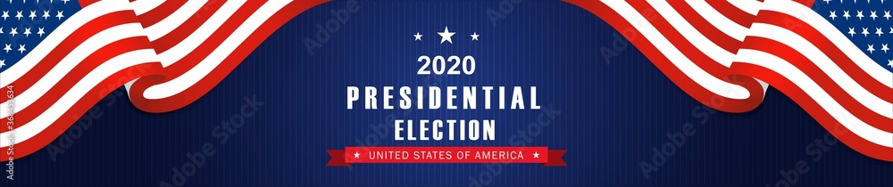 Vector background for US presidential election 2020 Stock Vector ...