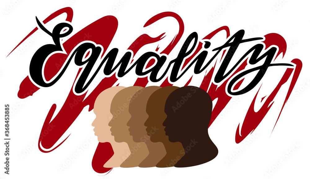 black lives matter; equality for all people; live without racism ...