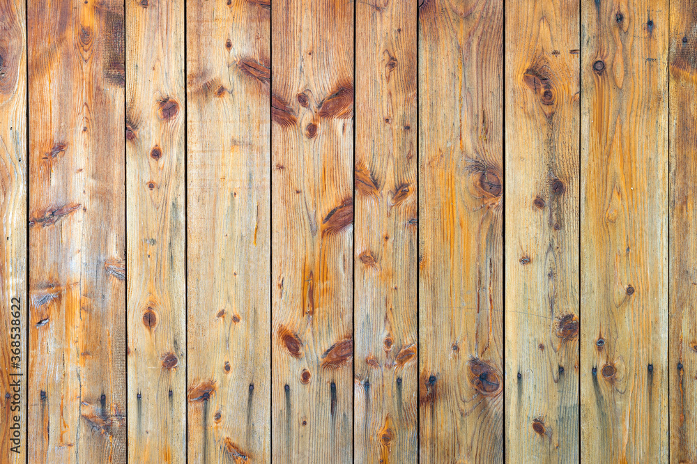 Wooden wall close up. Old scratched desk board background. Timber wood ...