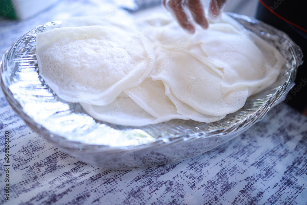 Foto de Appam, Palappam,Kallappam,vella appam,parotta,Roti or Chapati a ...