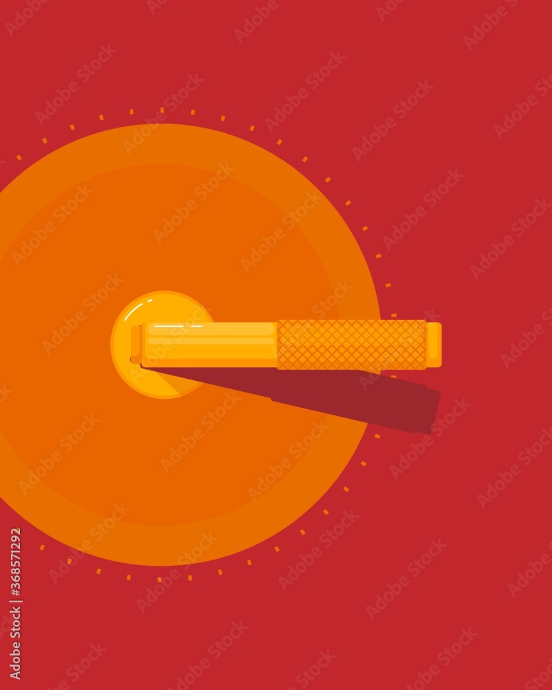 Vetor de Safe handle. Safe door lock metal handle. Vector banking ... Vetor de Safe handle. Safe door lock metal handle. Vector banking ...