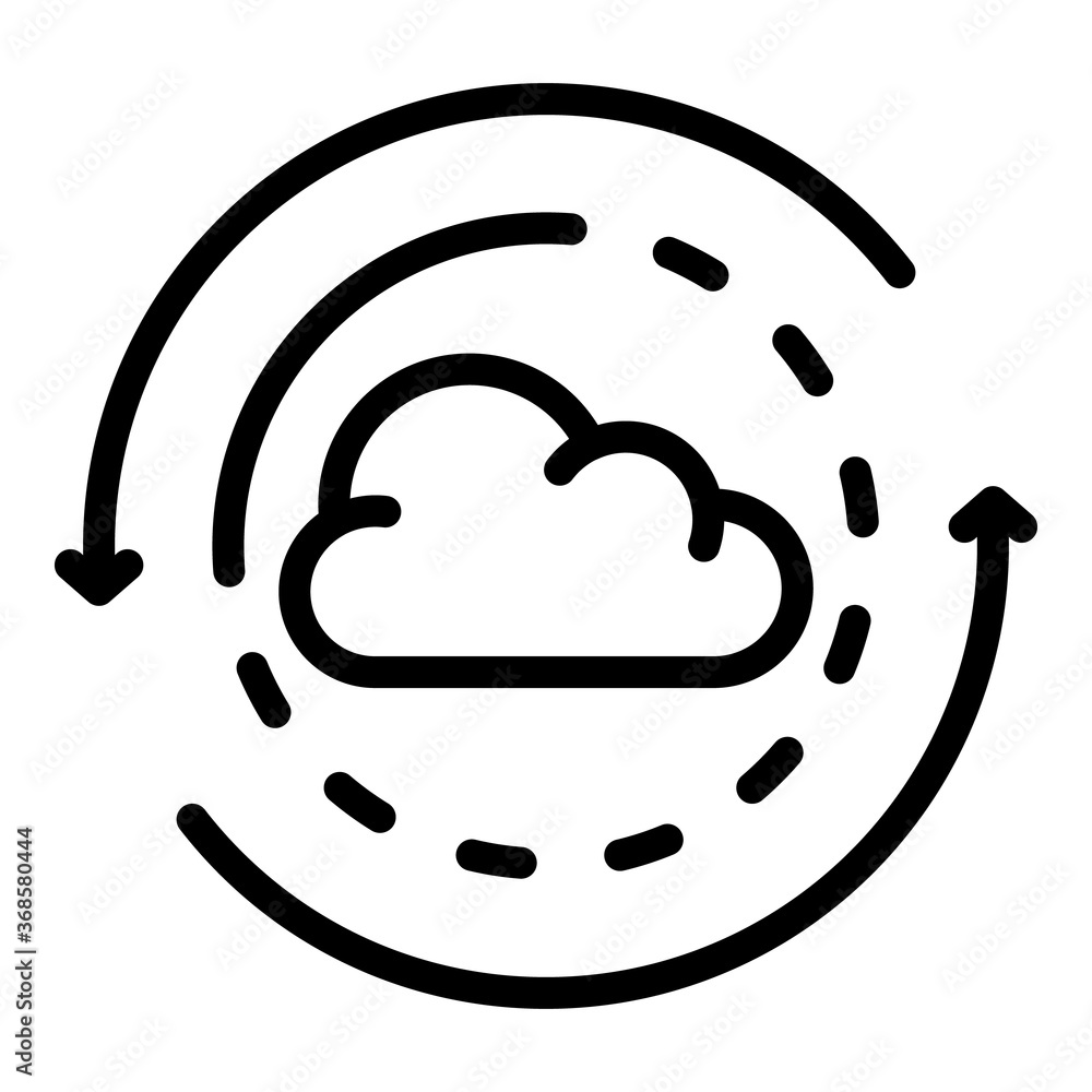 Cloud operating system icon. Outline cloud operating system vector icon ... Cloud operating system icon. Outline cloud operating system vector icon ...