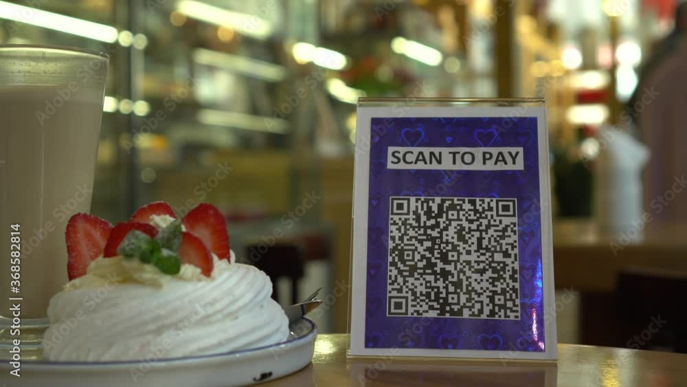 Scan to pay. QR code payment is a contactless payment method where ...