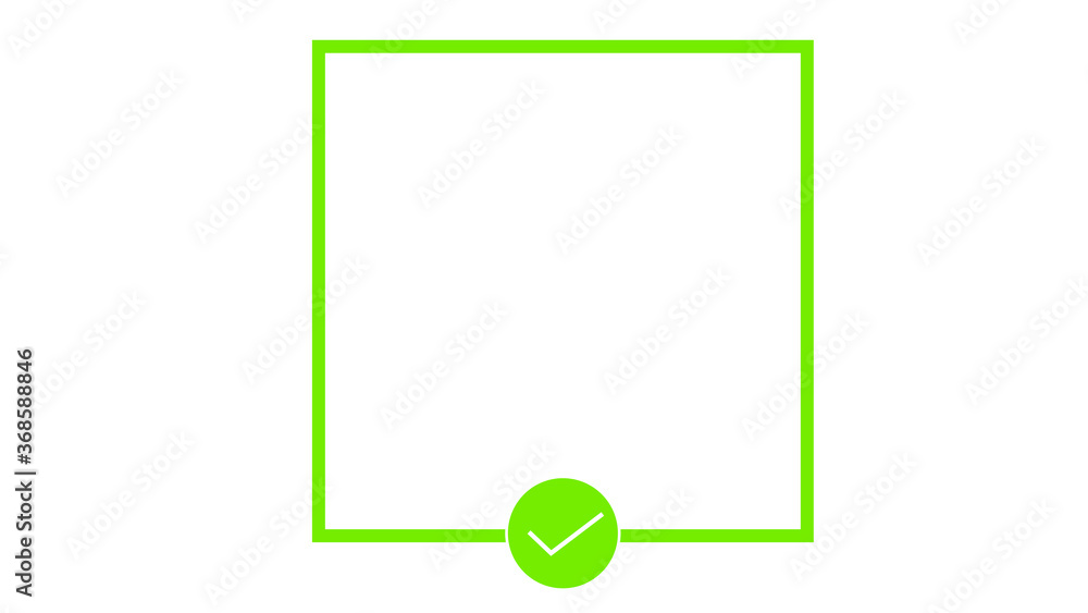 positive and negative box illustration on white background Stock ...