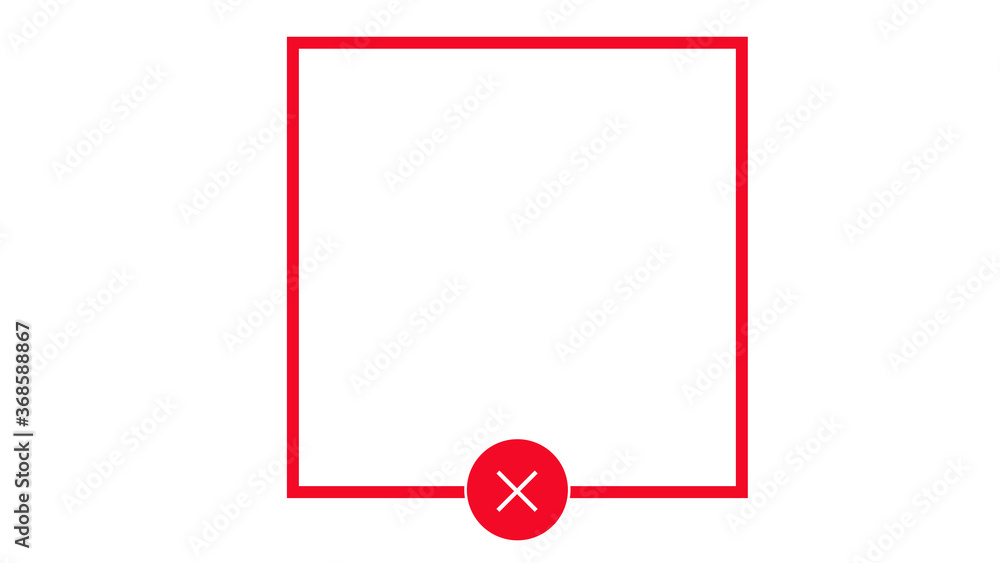 positive and negative box illustration on white background Stock ...