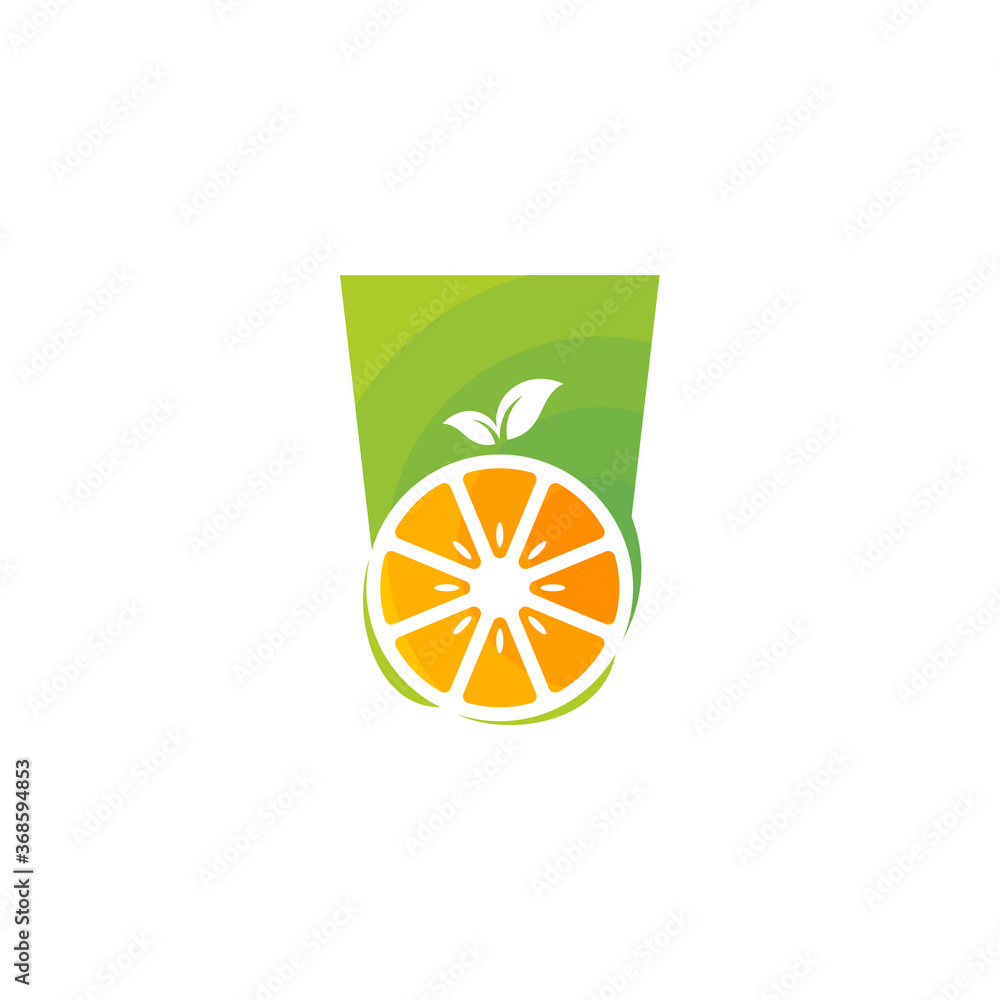 Modern fresh orange logo vector illustration, Fresh Orange Slice Logo ...